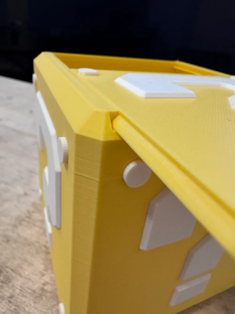 V1 - Nintendo Question Mark Cube Block Box Yellow by Gigi - MakerWorld