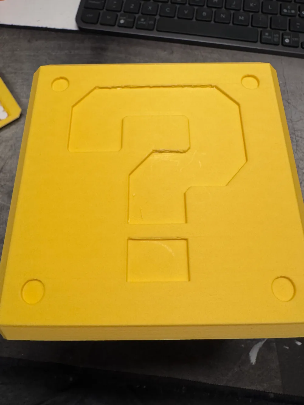 V1 - Nintendo Question Mark Cube Block Box Yellow by Gigi MakerWorld ...