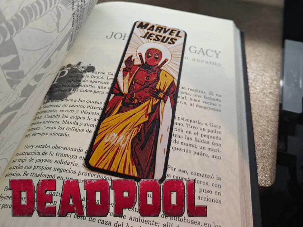 Marvel Jesus Bookmark - Deadpool & Wolverine by julianfj MakerWorld ...