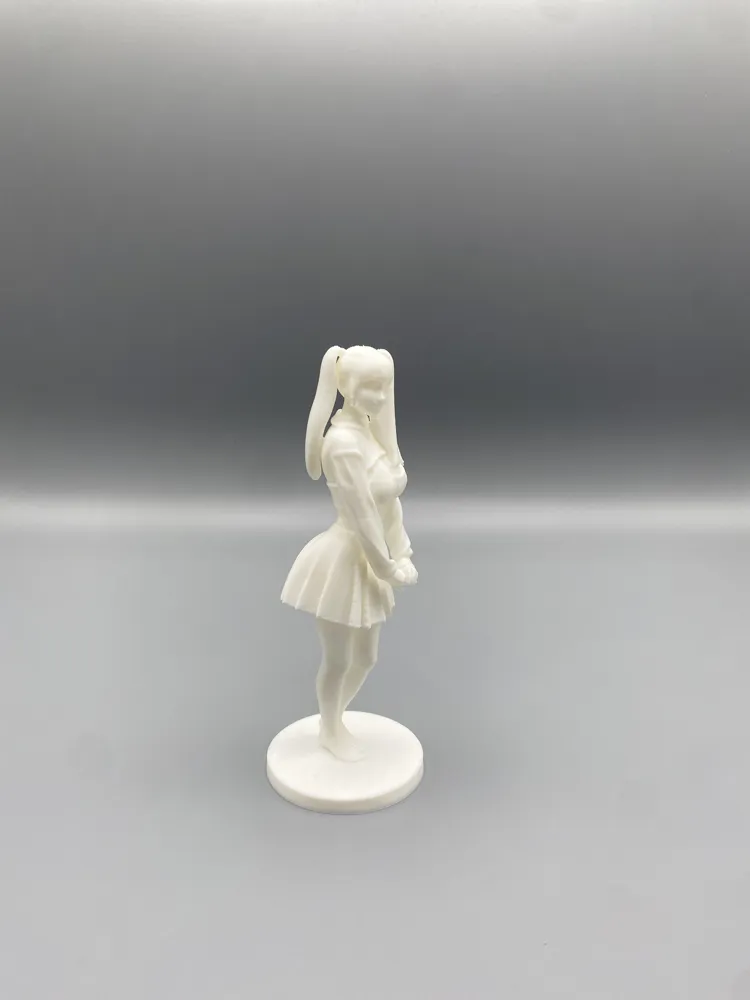 Charming Young Lady - Cute Pose - Free 3D Print Model - MakerWorld