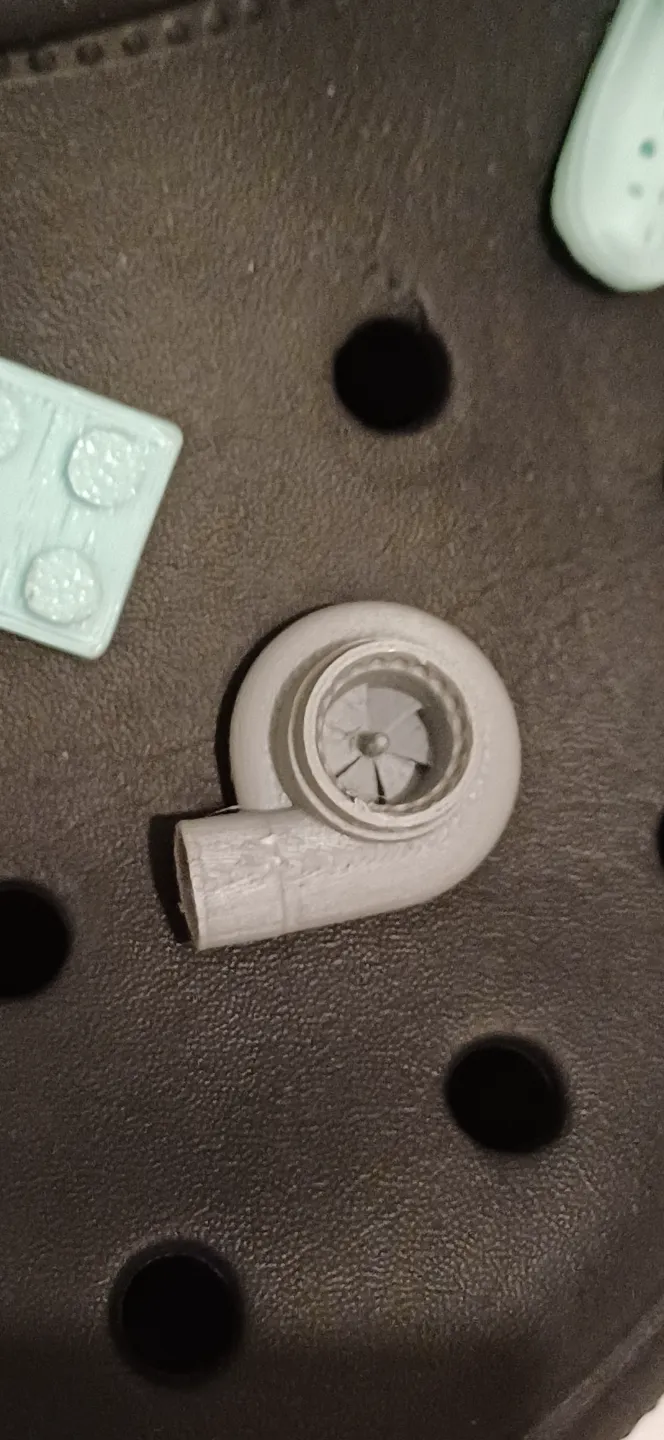 Turbo for Crocs (Charms) (Jibbitz) Turbocharger by Typool - MakerWorld