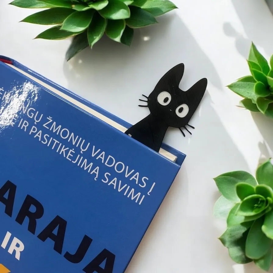 Cat BookMark - Free 3D Print Model - MakerWorld