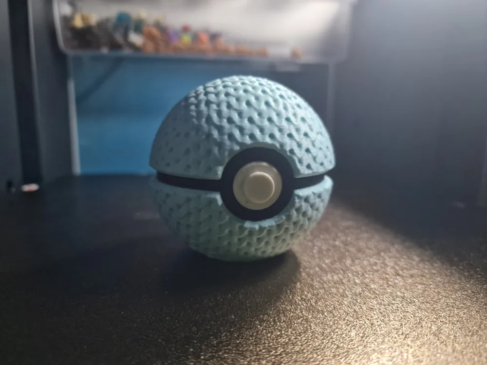 Knitted Pokeball - Free 3D Print Model - MakerWorld