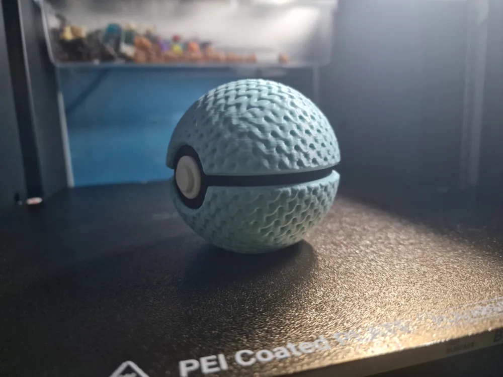 Knitted Pokeball - Free 3D Print Model - MakerWorld
