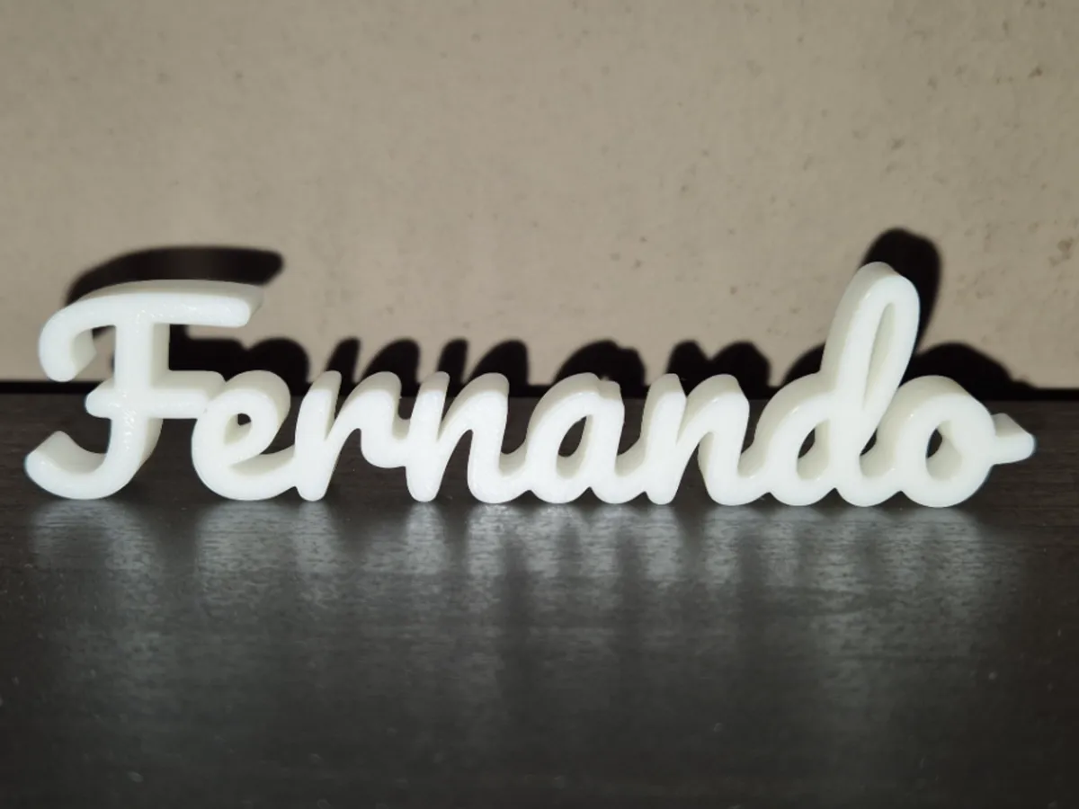 Fernando Name Sign Display Decor - Free 3D Print Model - MakerWorld