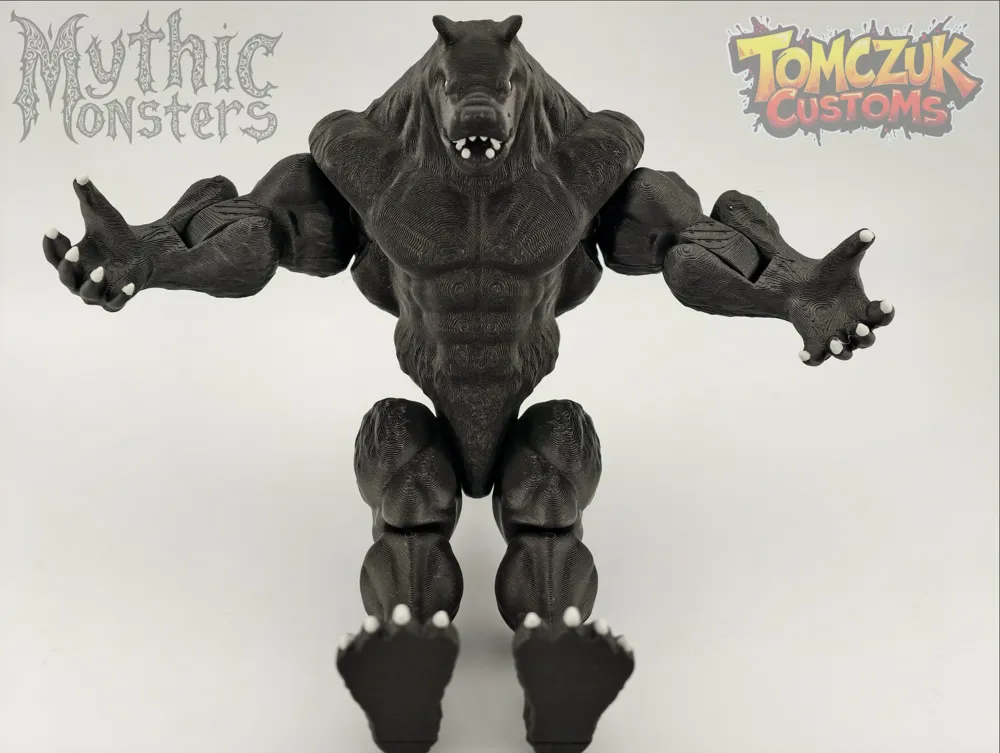 Mythic Monsters: Werewolf Action Figure! by TomczukCustoms MakerWorld ...