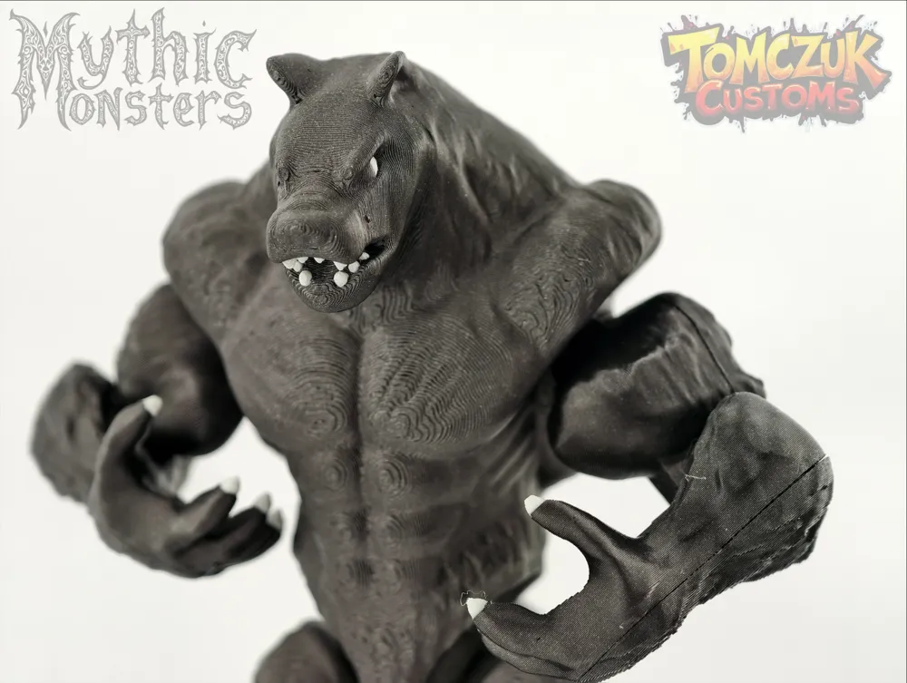 Mythic Monsters: Werewolf Action Figure! - Free 3D Print Model - MakerWorld