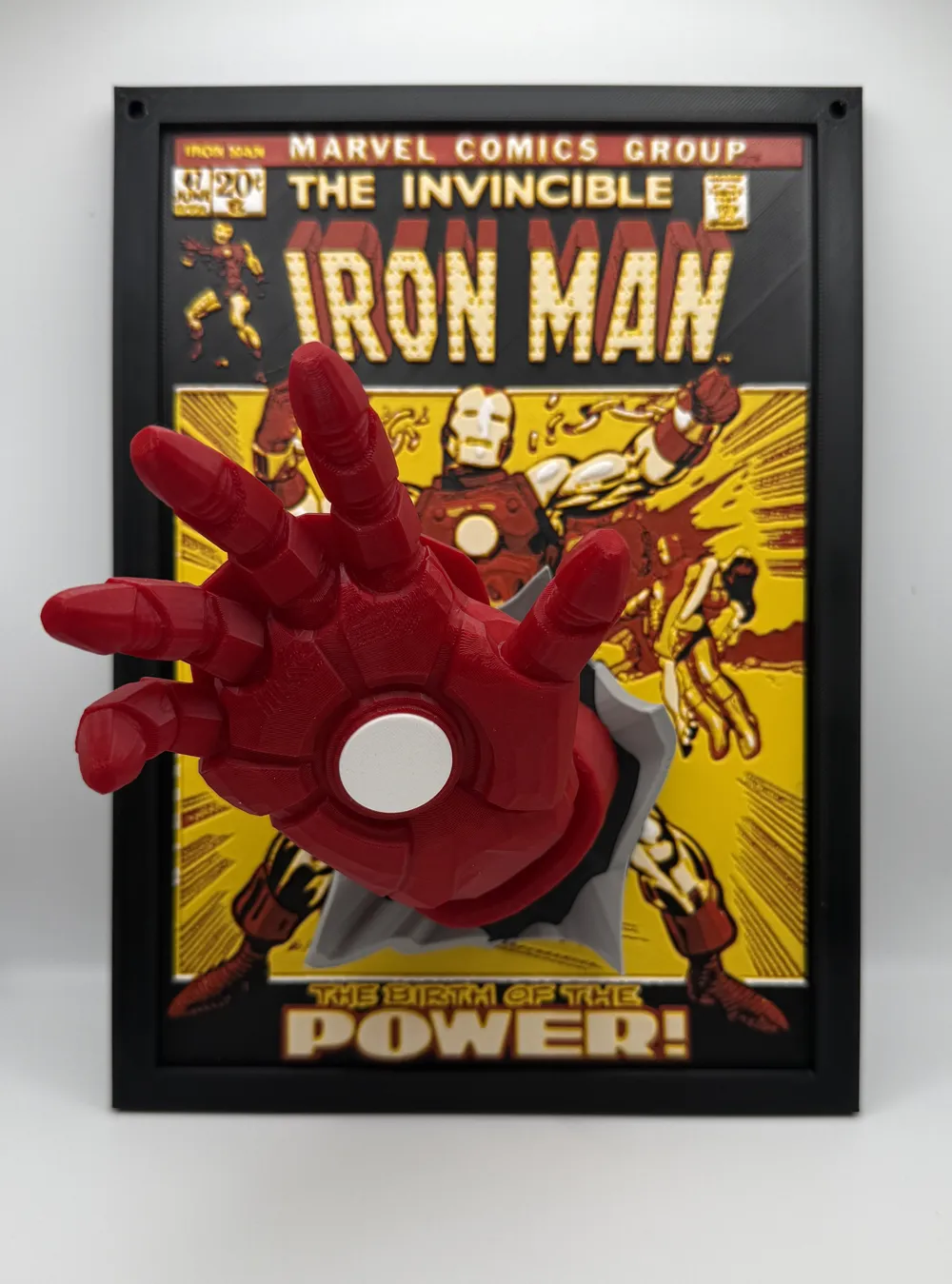 Iron Man Comic Cover Pop Out Art - Free 3D Print Model - MakerWorld