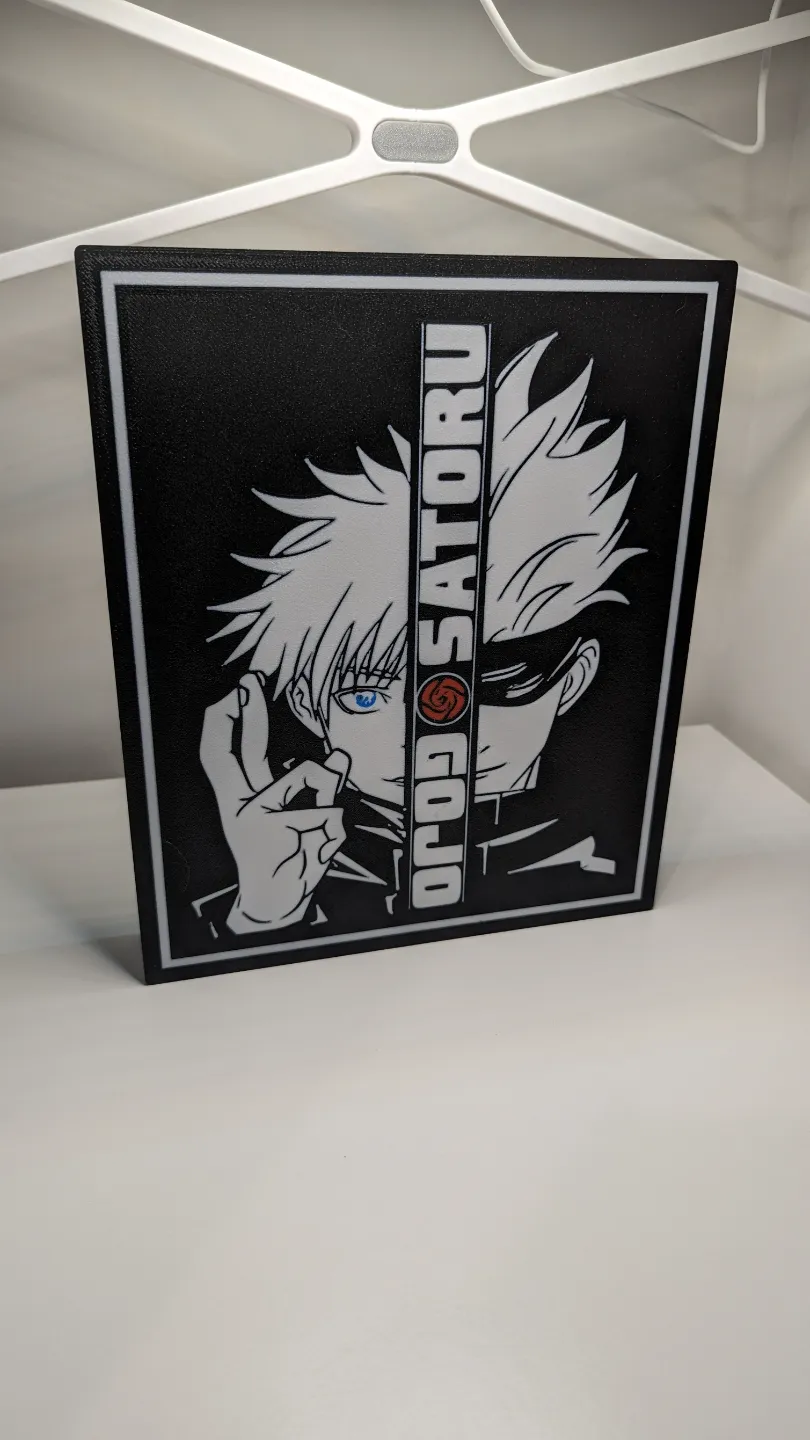 Gojo - LED light box - Saturo Gojo JUJUTSU KAISEN by INFUSE 3D - MakerWorld