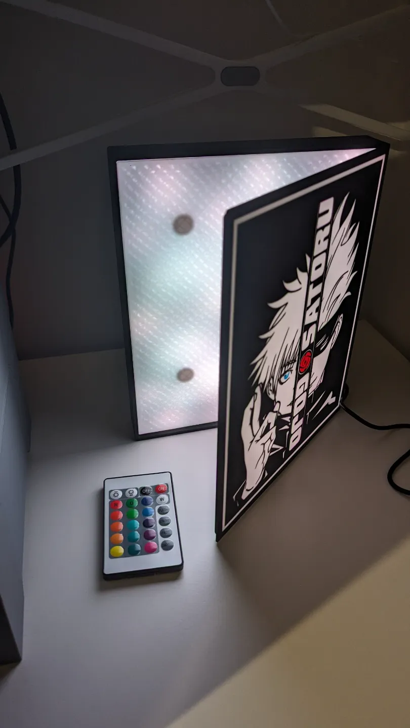 Gojo - LED light box - Saturo Gojo JUJUTSU KAISEN by INFUSE 3D - MakerWorld