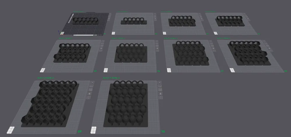 Gridfinity Hobby & Airbrush Paint - Multiple Sizes Remixed by IQndk ...