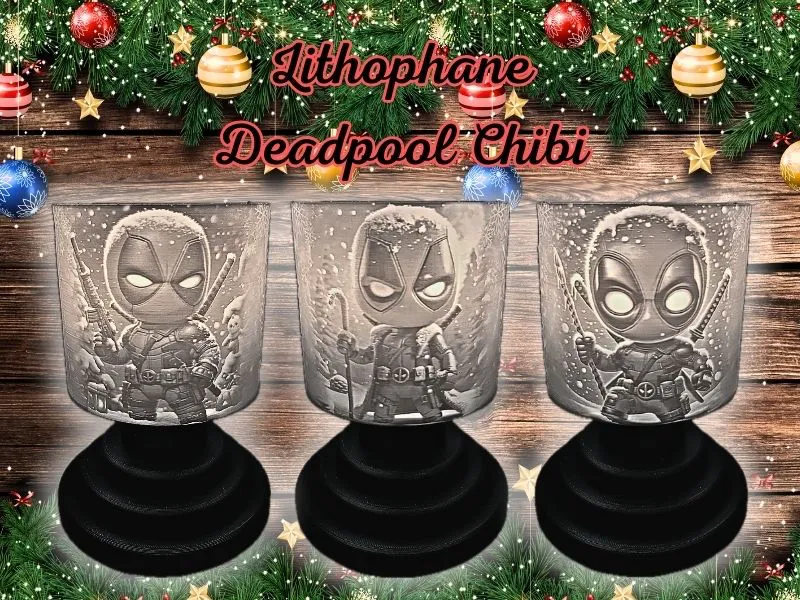 Lito Tea Light Deadpool Chibi by roby85r - MakerWorld