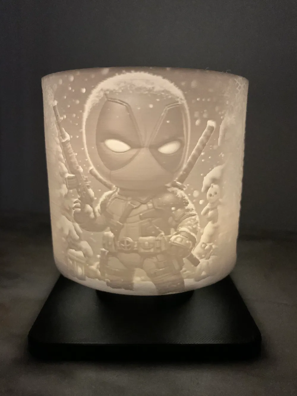 Lito Tea Light Deadpool Chibi by roby85r - MakerWorld
