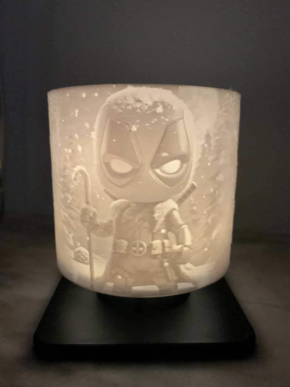 Lito Tea Light Deadpool Chibi by roby85r - MakerWorld