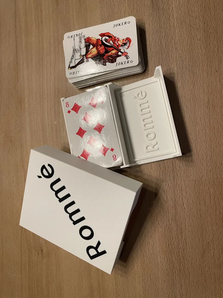 Rummy Card Box - Free 3D Print Model - MakerWorld
