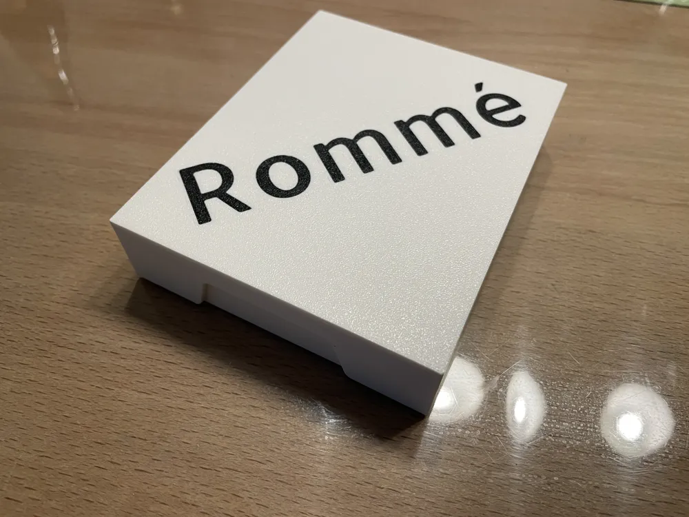 Rummy Card Box - Free 3D Print Model - MakerWorld