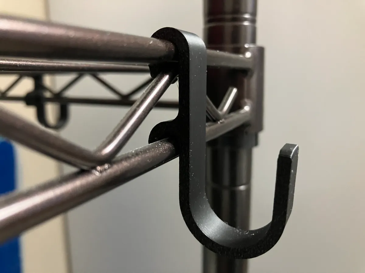 Wire Shelf Hook - Free 3D Print Model - MakerWorld