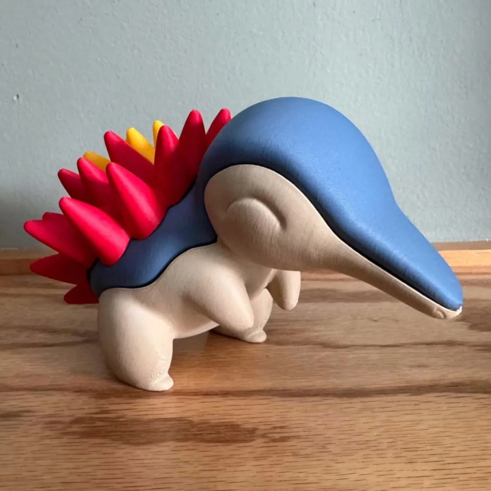 Cyndaquil Model Starting Pokemon; Split and Full by ABC3D Models ...