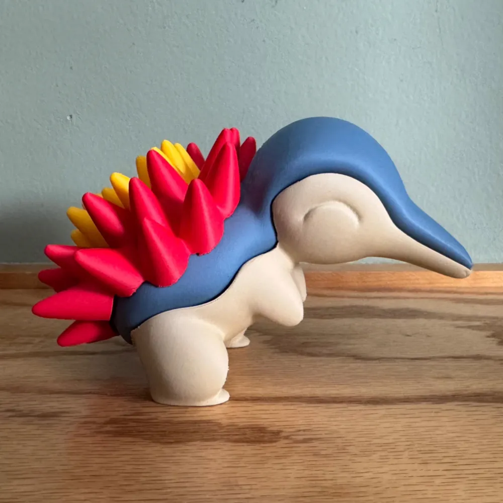 Cyndaquil Model Starting Pokemon; Split and Full - Free 3D Print Model ...