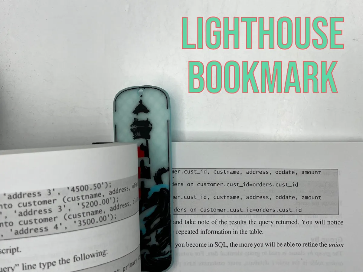 Lighthouse Bookmark - Free 3D Print Model - MakerWorld