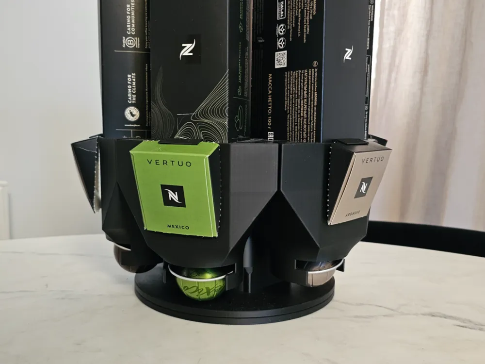 Nespresso Vertuo Rotating Capsule Holder - Free 3D Print Model - MakerWorld