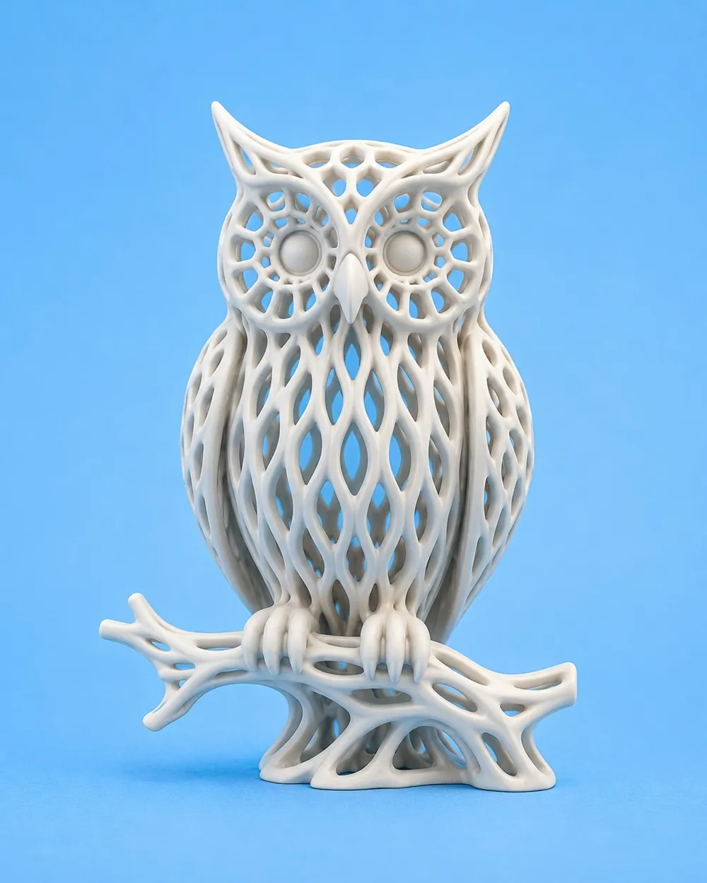watcher owl voronoi - Free 3D Print Model - MakerWorld