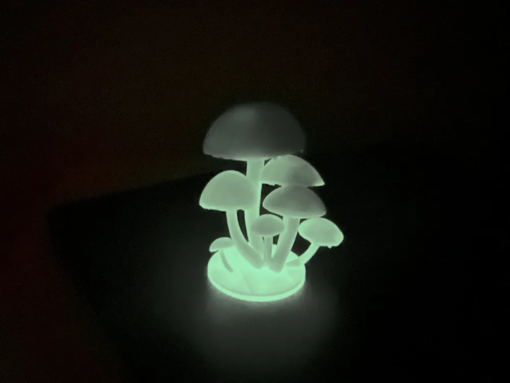 Light mushrooms (LED Lamp 001) by Extrudor MakerWorld: Download Free 3D ...
