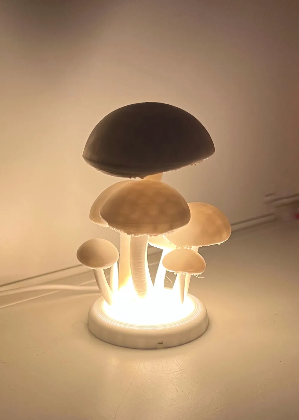 Light mushrooms (LED Lamp 001) by Extrudor MakerWorld: Download Free 3D ...