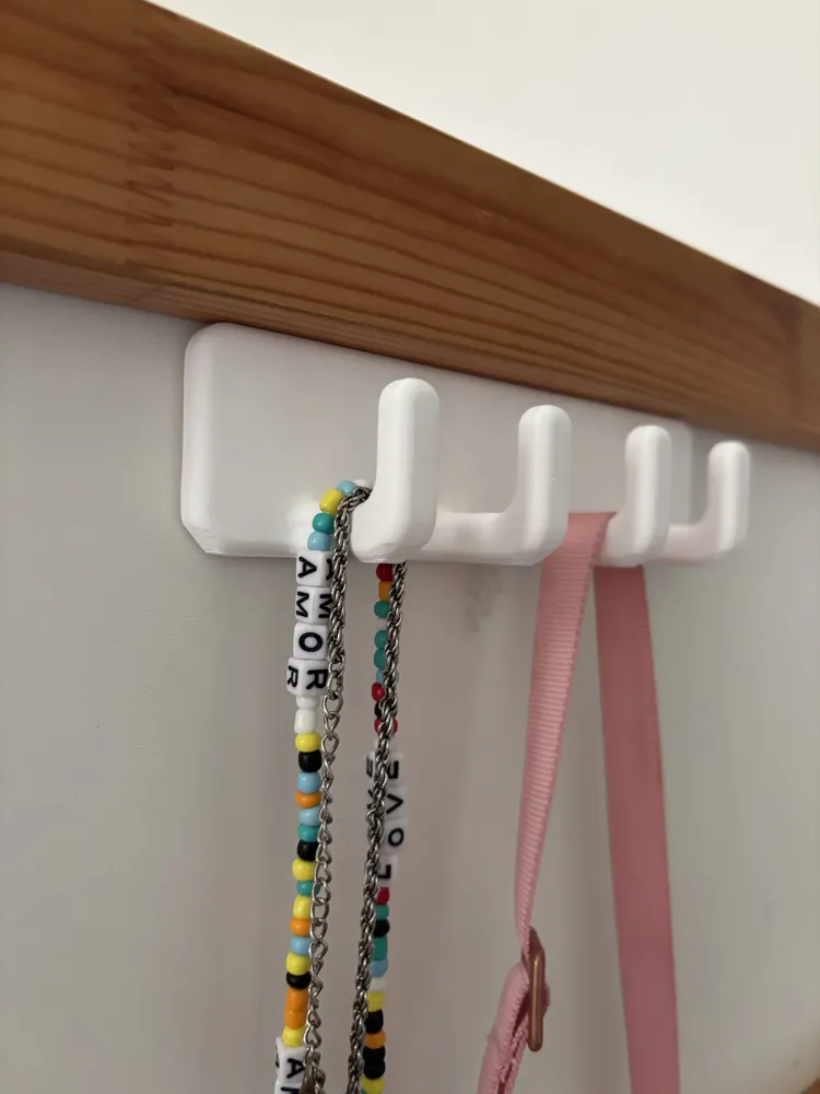 Universal 4-Hook Hanger by Szamot MakerWorld: Download Free 3D Models