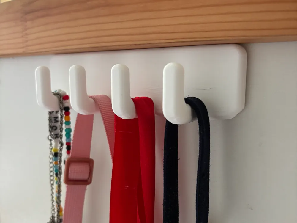 Universal 4-Hook Hanger by Szamot MakerWorld: Download Free 3D Models