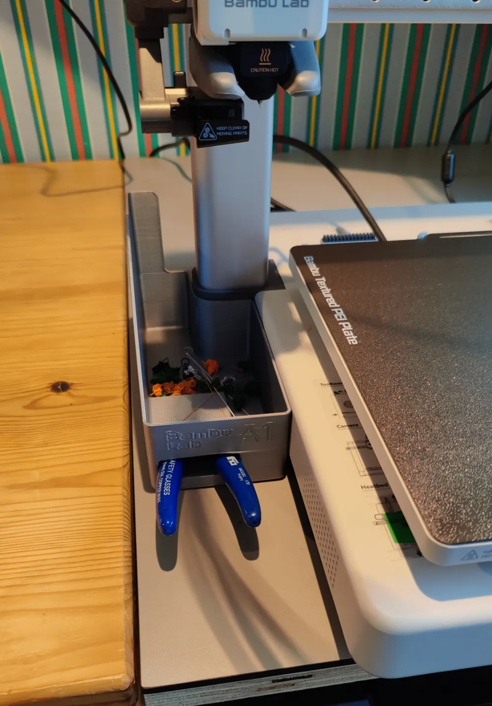 Slim A1 Poop Bucket with holder for cutting pliers Remixed by Joost ...