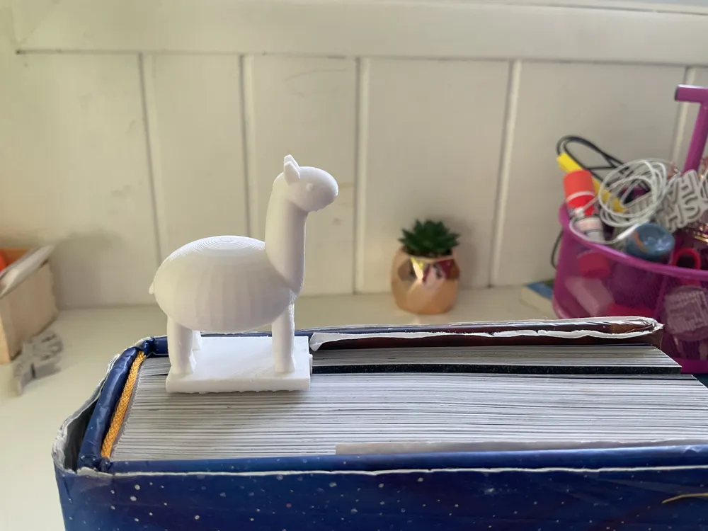 llama/alpaca book mark by SunnyWorld - MakerWorld