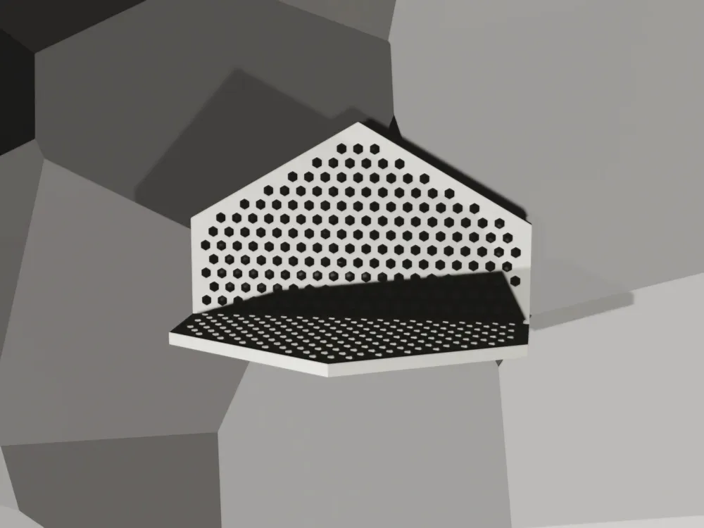 Honeycomb display Shelf by Waßmer - Made by Mind - MakerWorld