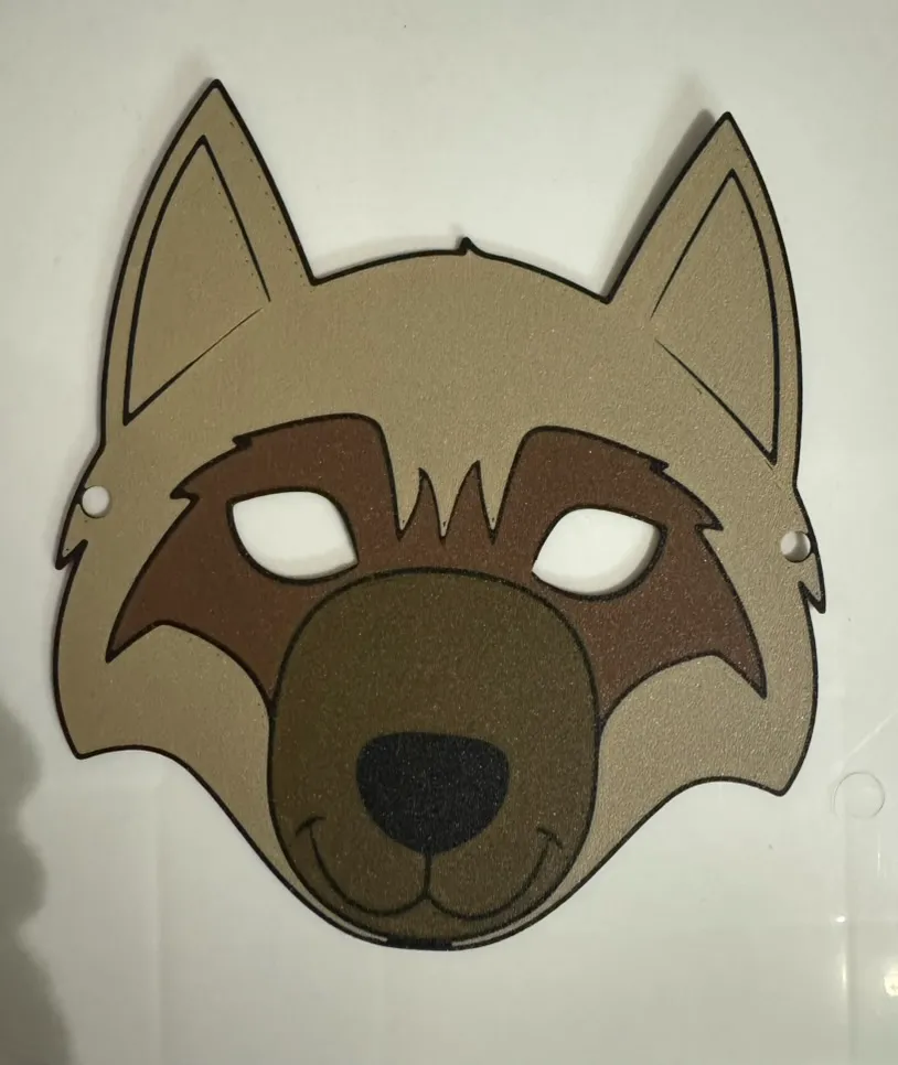 wolf mask for children by enricominciamo - MakerWorld