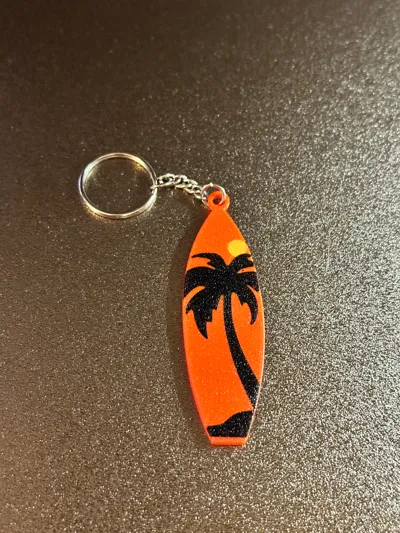 surfboard keychain by luciano.brek - MakerWorld