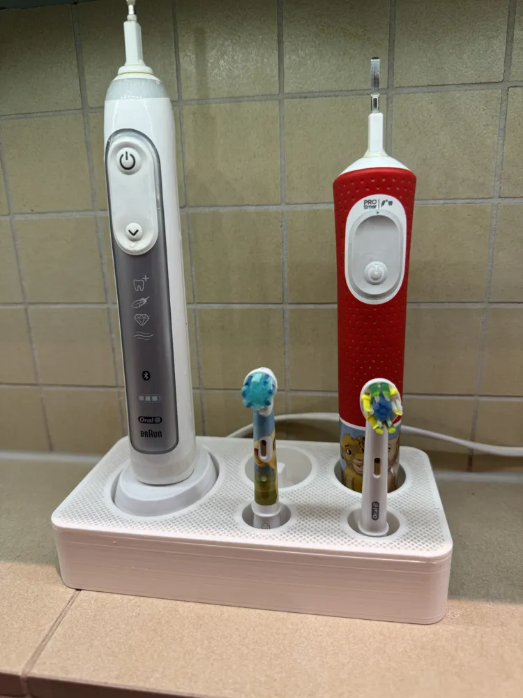 Oral-B Pro/Kids Dual Clean Easy Toothbrush Holder - Free 3D Print Model ...