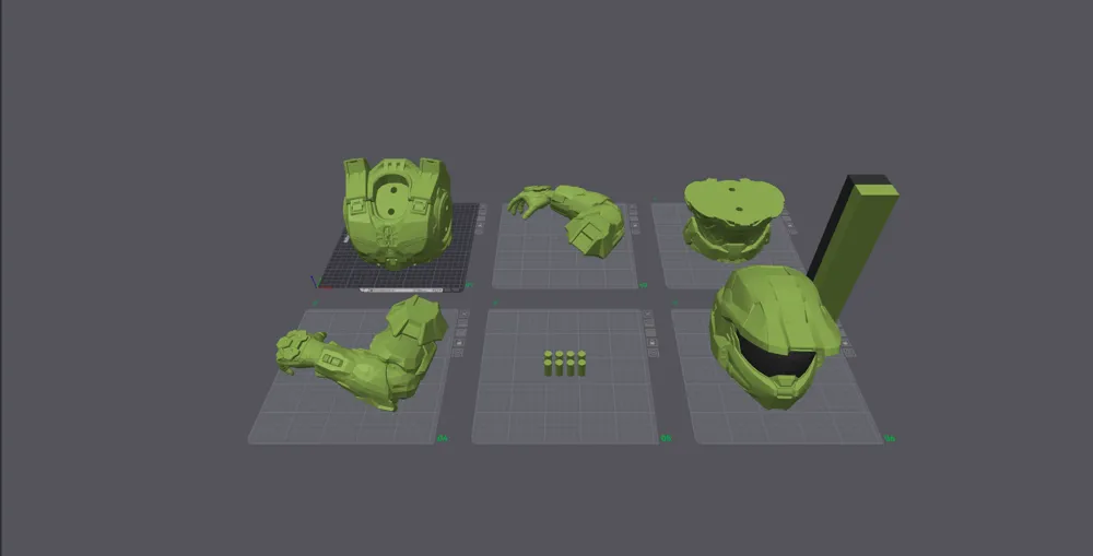 Master Chief Bust Stand for Gaming Gear by Riplock MakerWorld: Download ...