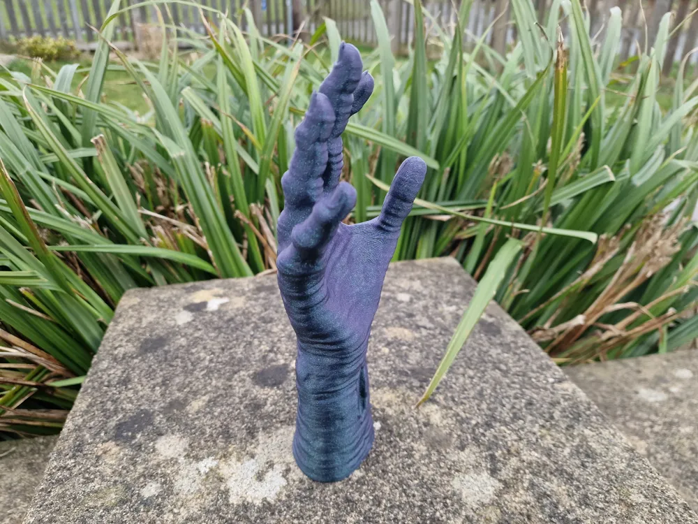 Zombie Hand Controller Stand 2 by 3DomSculpts - MakerWorld