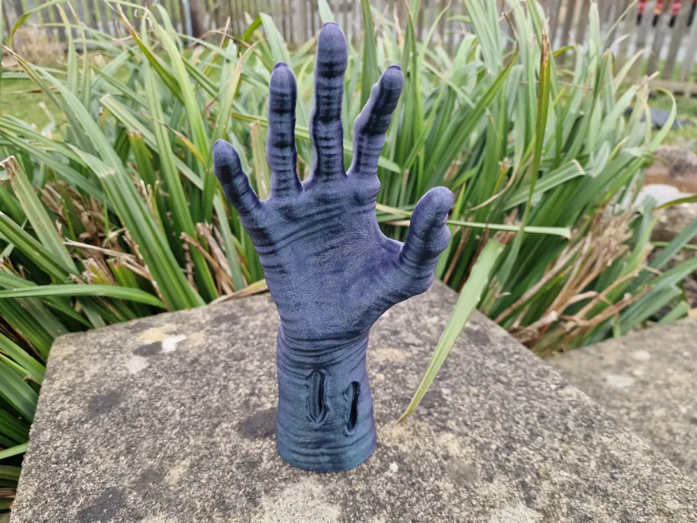 Zombie Hand Controller Stand 2 by 3DomSculpts - MakerWorld