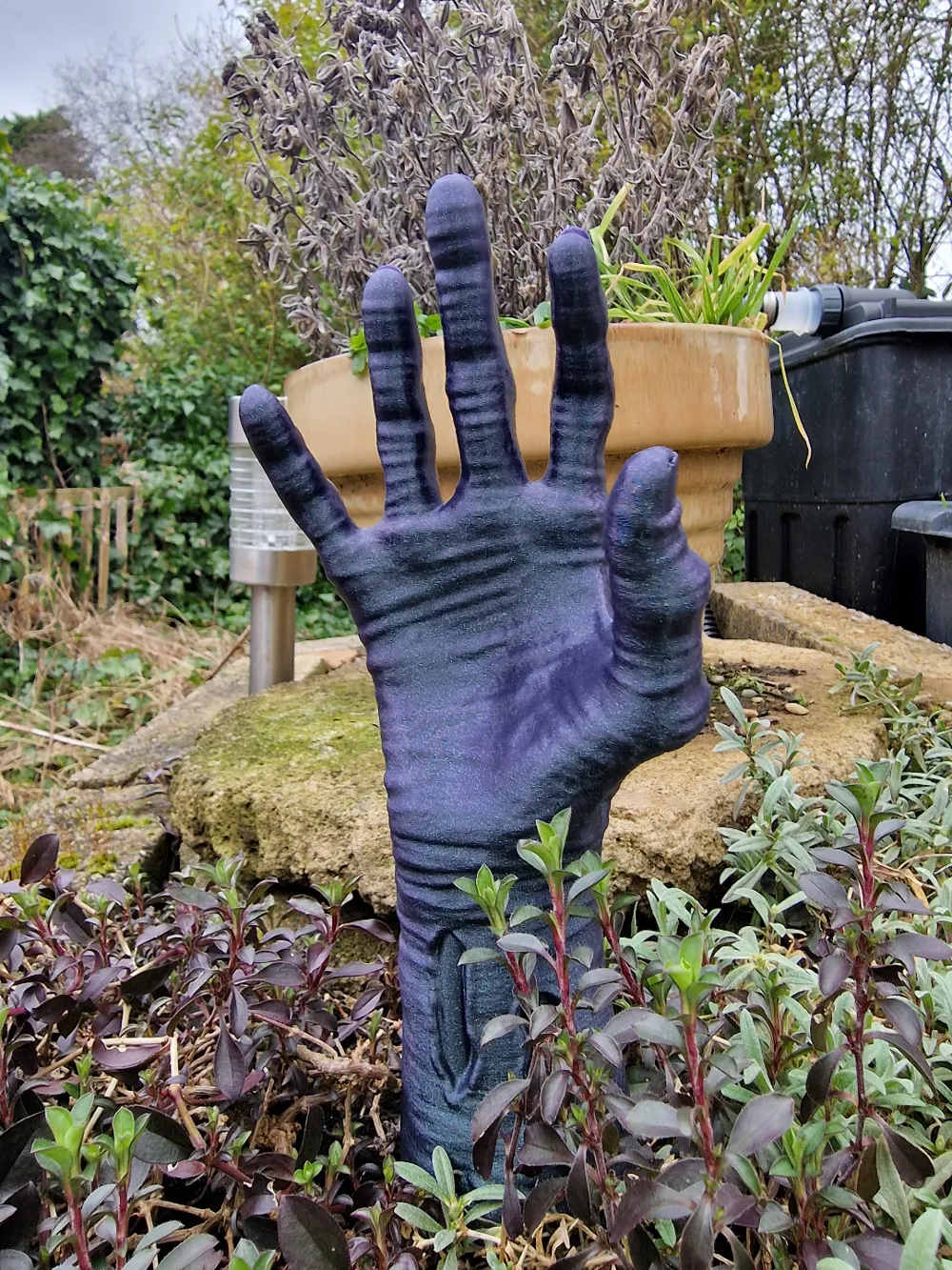 Zombie Hand Controller Stand 2 by 3DomSculpts - MakerWorld