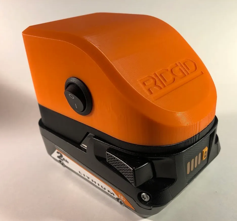 Ridgid 18V Battery USB Power Bank Remixed by rowiac - MakerWorld