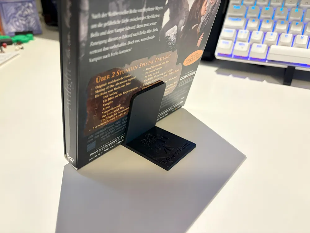 Blu-Ray, DVD and Tablet/Smartphone Stand V3 - Free 3D Print Model ...