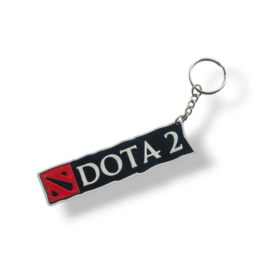 DOTA 2 Keychain double side with text by Qunie 3D - MakerWorld
