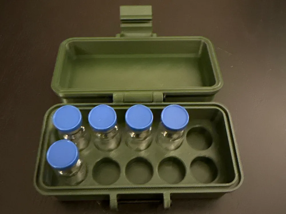 10x 3ml Vial Case Remixed by toolage MakerWorld: Download Free 3D Models