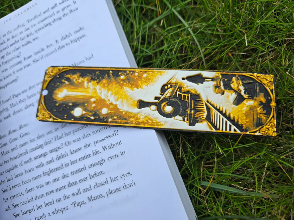 Magical Train Station 3D Printed Bookmark - Free 3D Print Model - MakerWorld