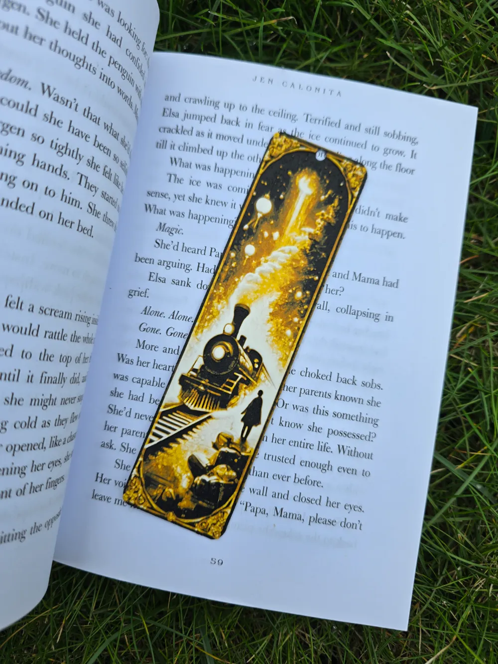 Magical Train Station 3D Printed Bookmark - Free 3D Print Model ...