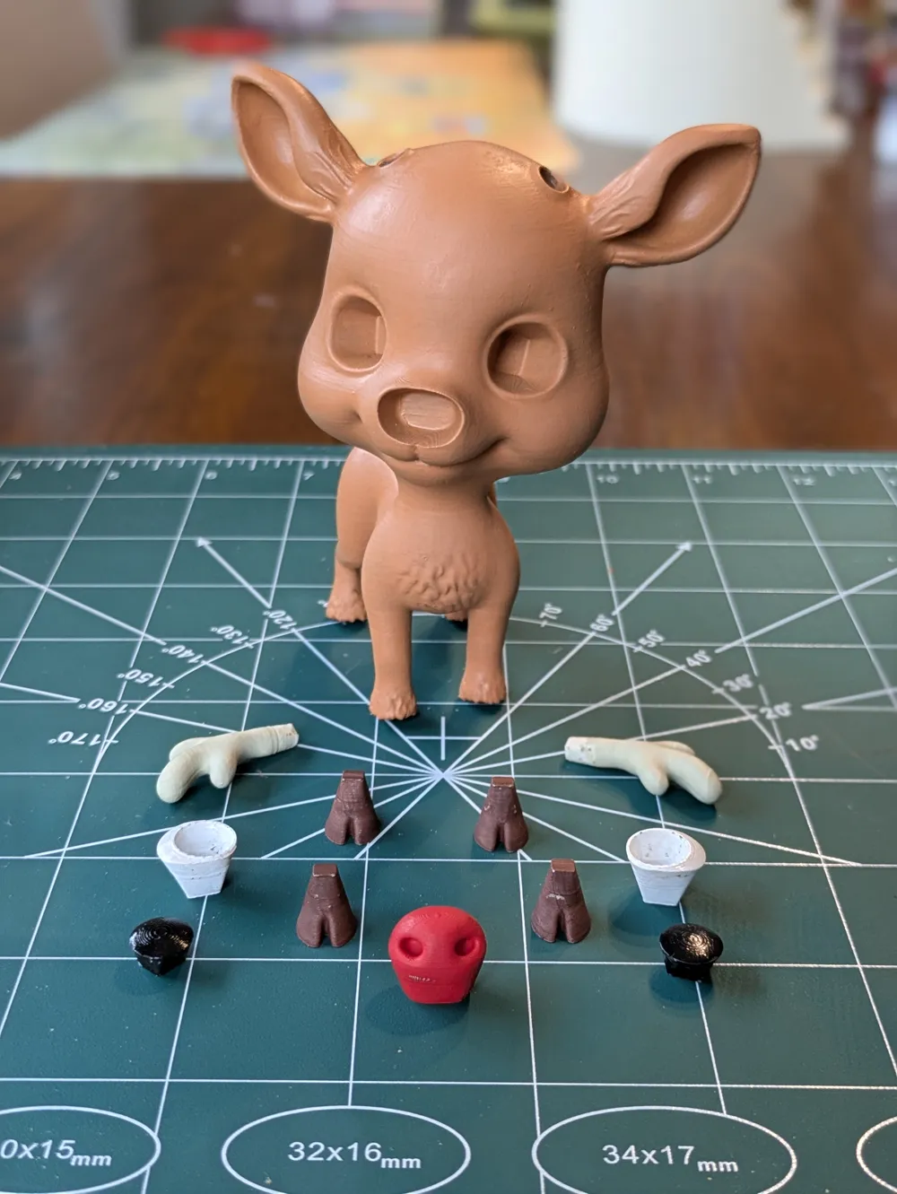 Rudolph the Red Nosed Reindeer (No AMS needed!) - Free 3D Print Model ...