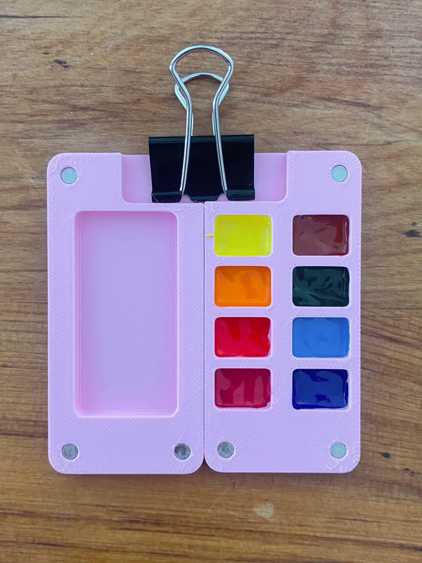 Pocket Palette Pal (Travel Paint Palette) by Tuny MakerWorld: Download ...