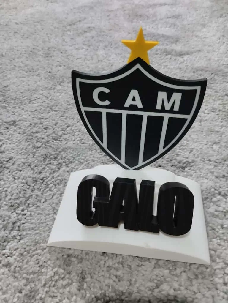 Troféu Clube Atlético Mineiro - CAM - Galo - Modelo gratuito para ...