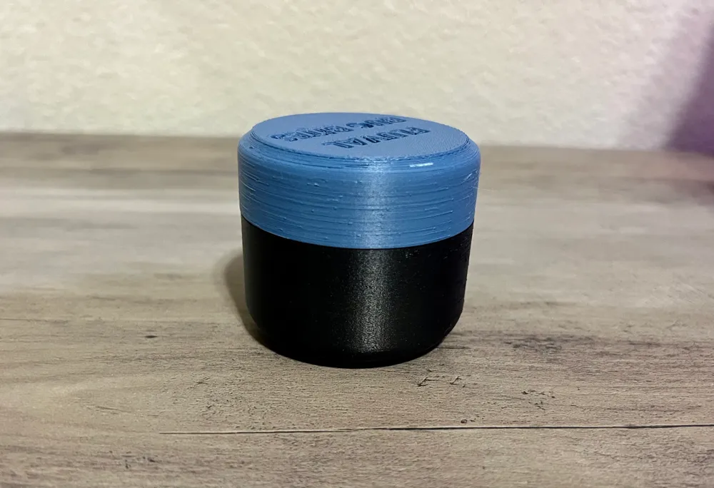 Small Round Storage Container Jar with Concave Bottom and Tall Airtight ...